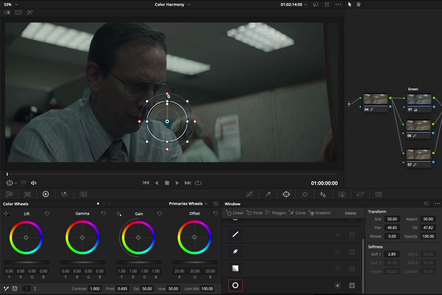color grading